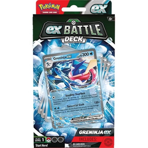 Pokemon Trading Cards, EX Battle Deck, Greninja ex, 60-Card Deck, Deck ...