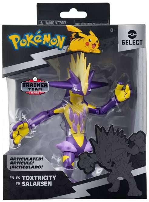 Pokemon Trainer Team Series Toxtricity Action Figure - Walmart Business ...