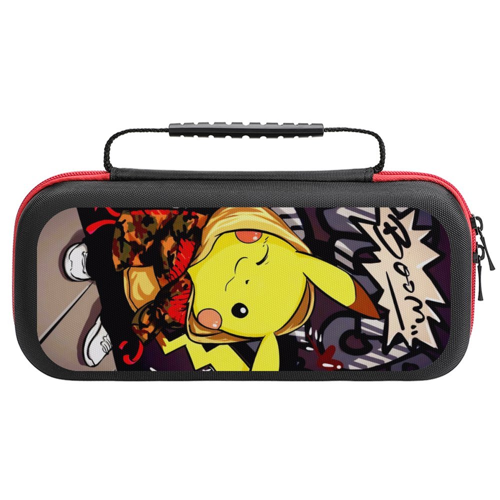 Pokemon Travel Carrying Case Tote Bag For Nintendo Switch Accessories ...