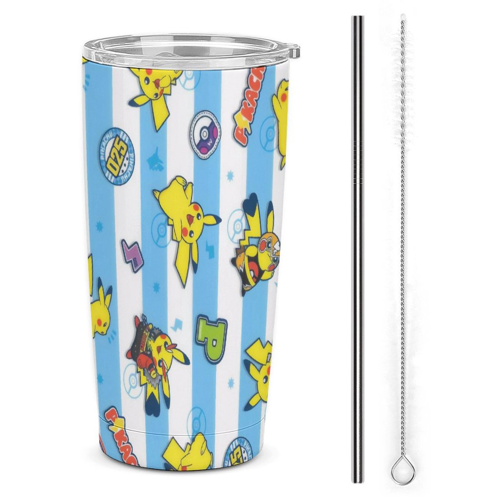 Pokemon Travel Coffee Mug Travel Tumbler Cup 20 OZ Tumbler Stainless ...