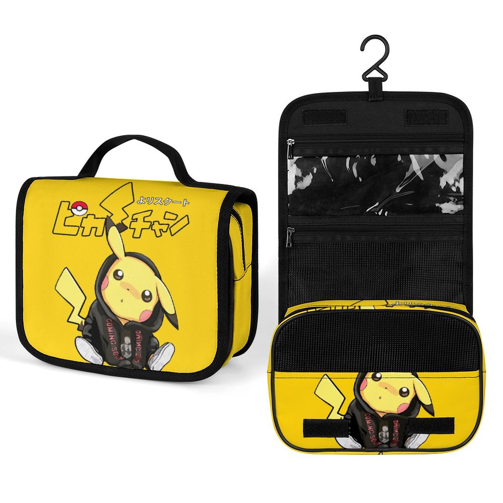 Pokemon Travel toiletry bag cartoon cosmetic storage bag hanging ...
