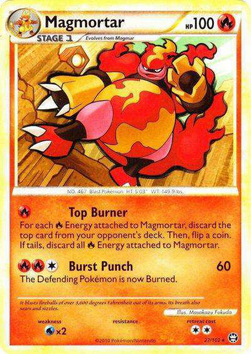 Pokemon Triumphant Rare Magmortar #27 - Walmart.com