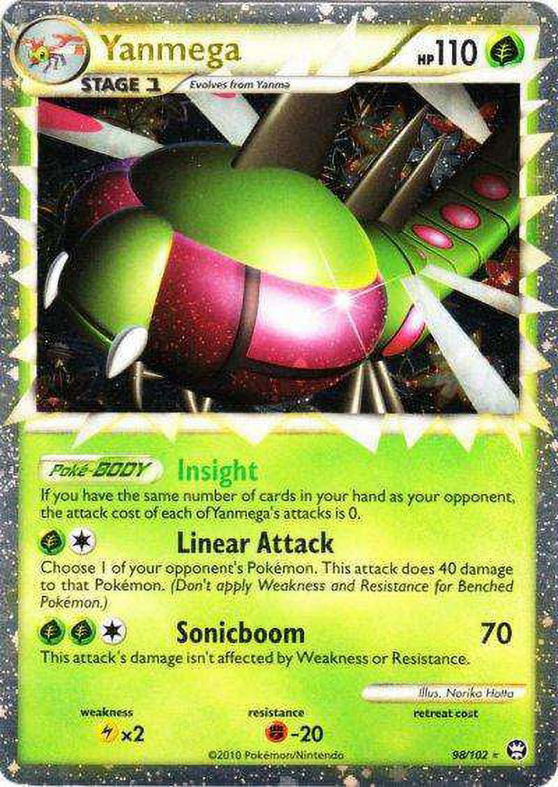 Pokemon Triumphant Ultra Rare Yanmega #98 - Walmart.com