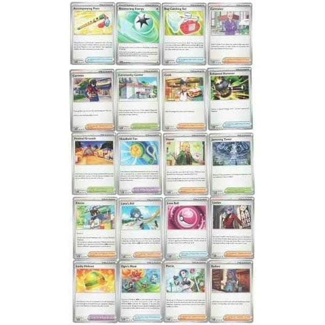 Pokemon Twilight Masquerade Complete Trainer Card Lot Carmine Kieran Love Ball