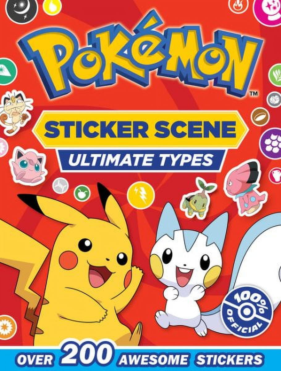 Pokemon Ultimate Types Sticker Scene - Walmart.com