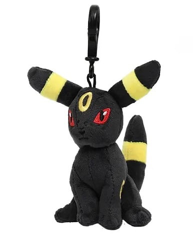 Pokemon Umbreon Plush Keychain Plush Clip Backpack Clip, 1 count 5 ...