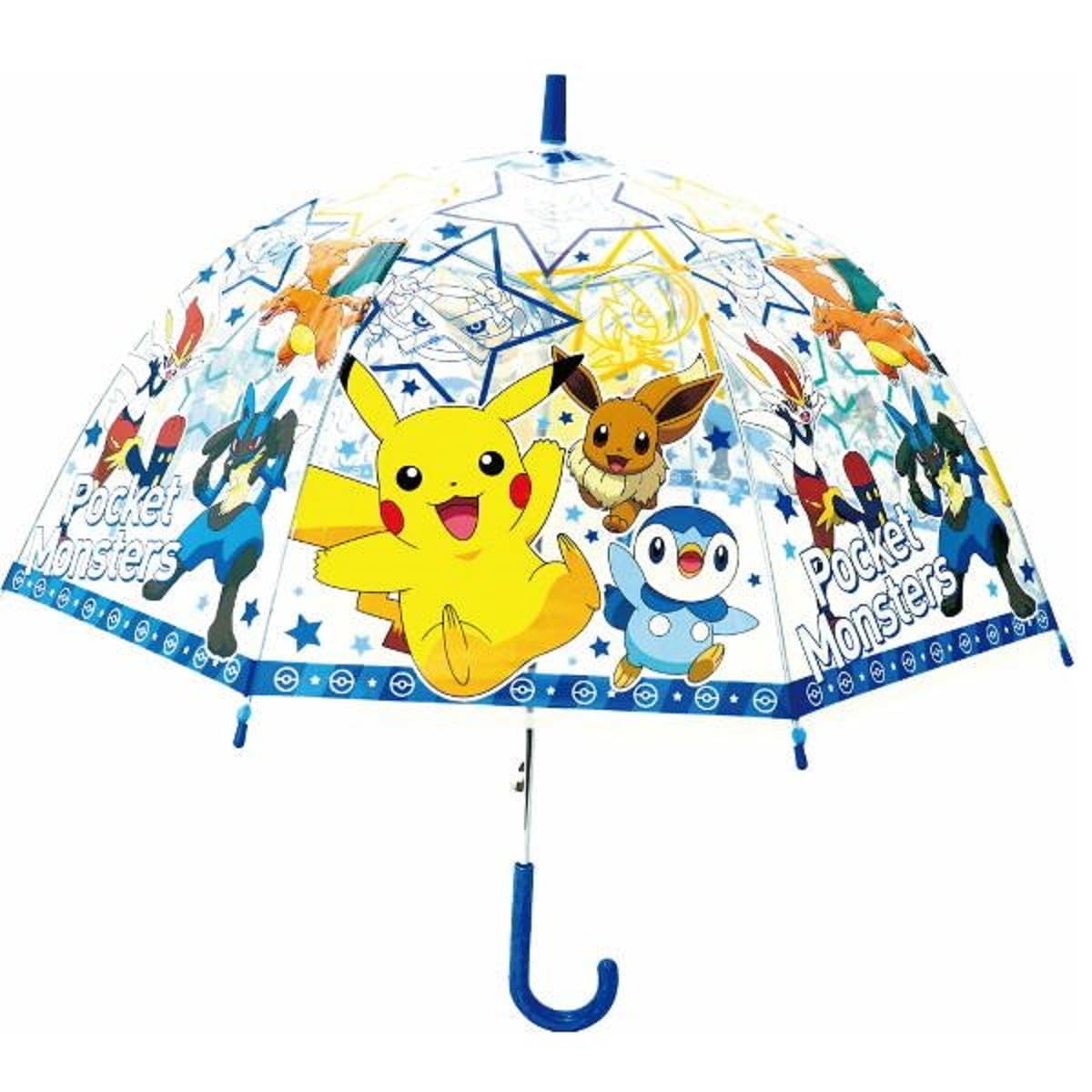 Pokemon Unisex Vinyl Jump Start Dome-shaped Umbrella, Stylish, Cute ...