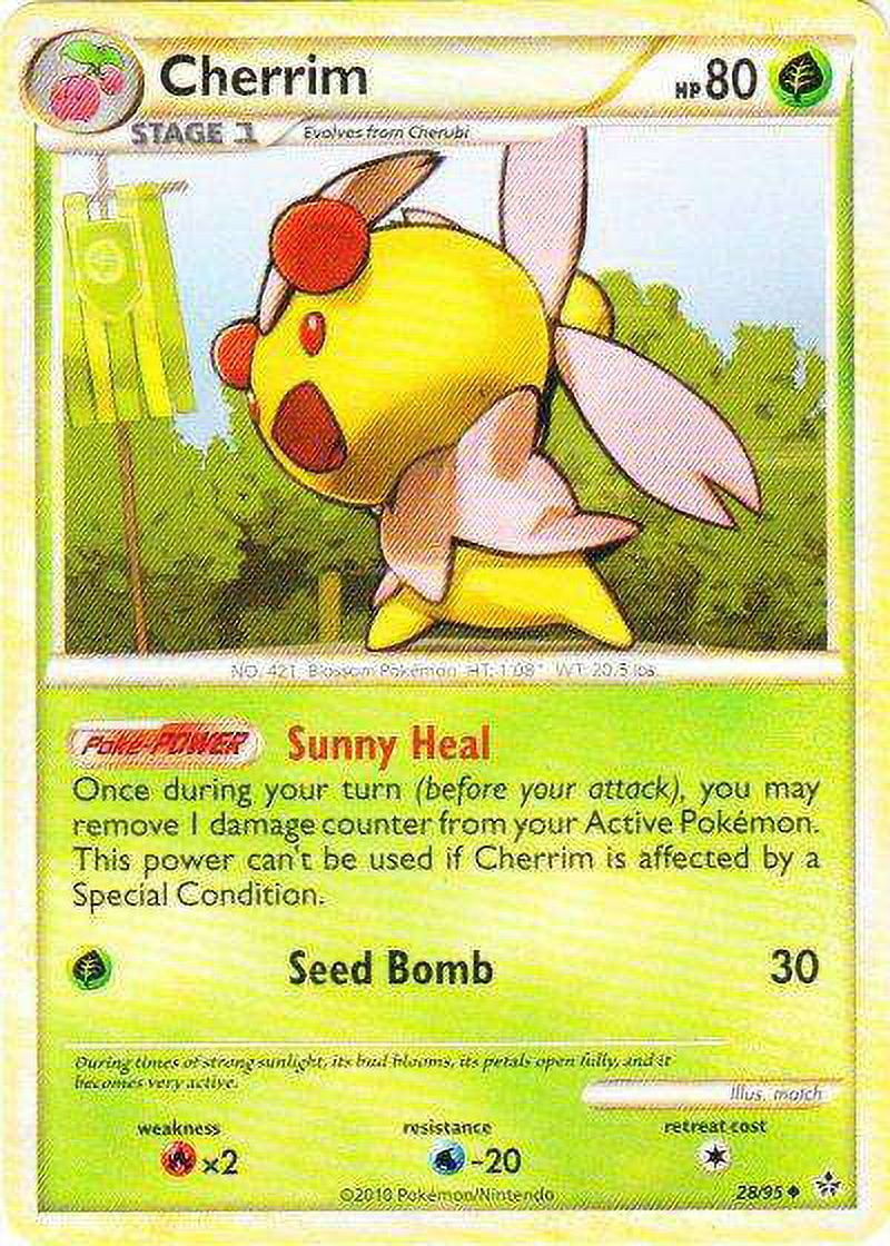 Pokemon Unleashed Uncommon Cherrim #28 - Walmart.com