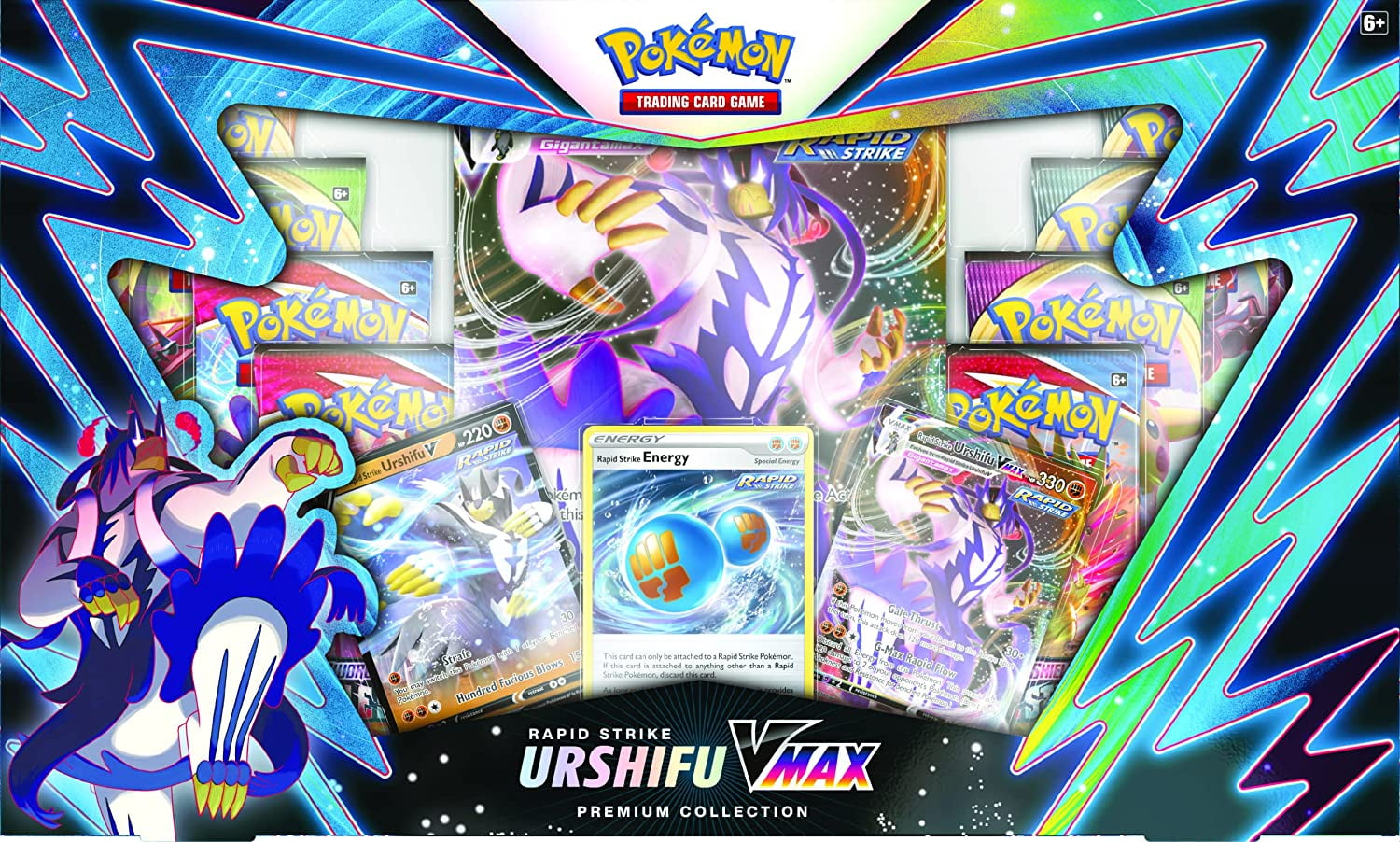 Pokemon Urshifu Rapid Strike Vmax Premium Box - Walmart.com