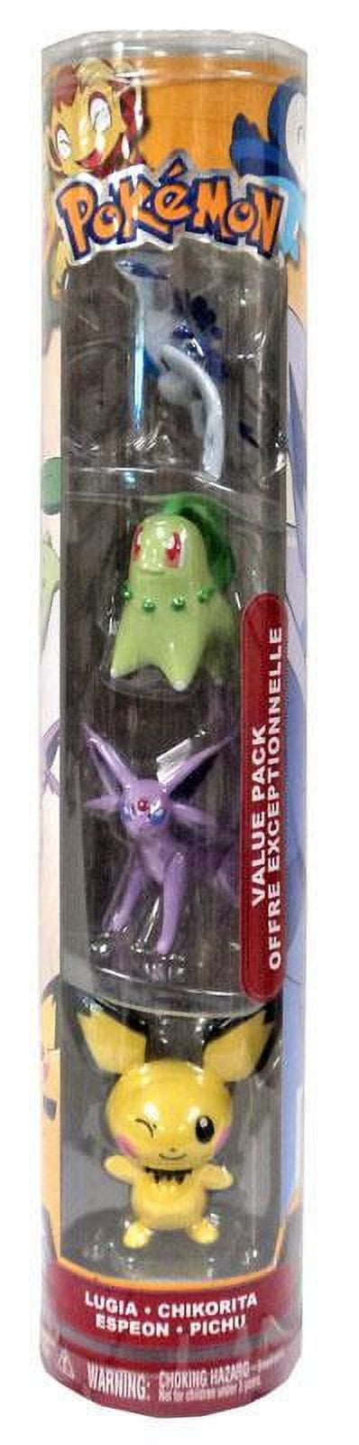 Pokemon Value Pack Figure Set [Lugia, Chikorita, Espeon & Pichu ...