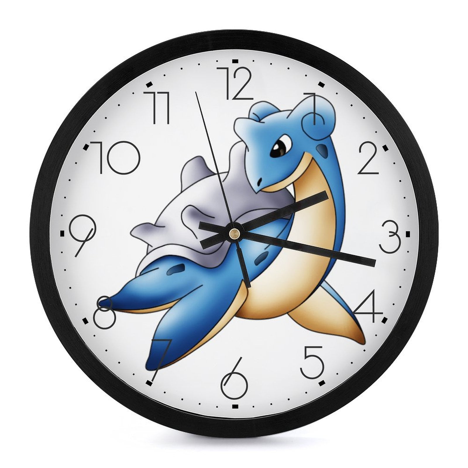 Pokemon Wall Clock 10 Inch Silent Clock Cartoon Dial Battery Powered ...