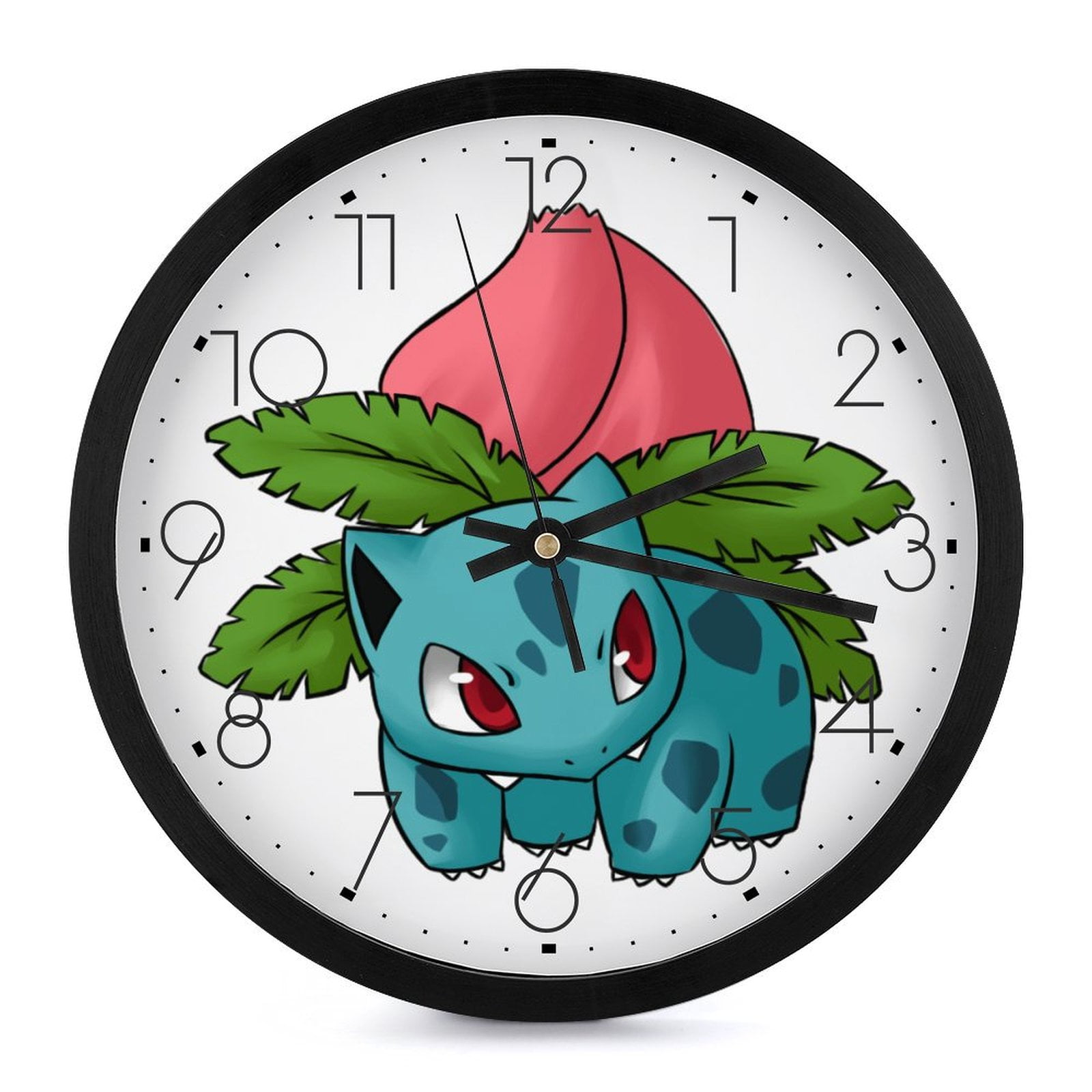 Pokemon Wall Clock 10 Inch Silent Clock Cartoon Dial Battery Powered ...