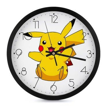 Pokemon Playful Pikachu 9.5 Wall Clock - Walmart.com