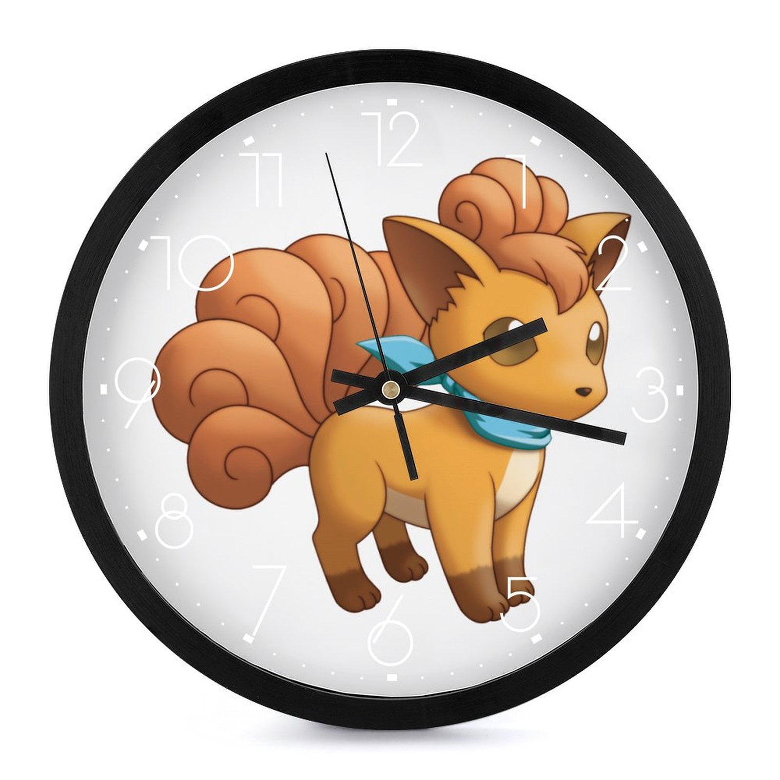 Pokemon Wall Clock 10 Inch Silent Clock Cartoon Dial Battery Powered ...