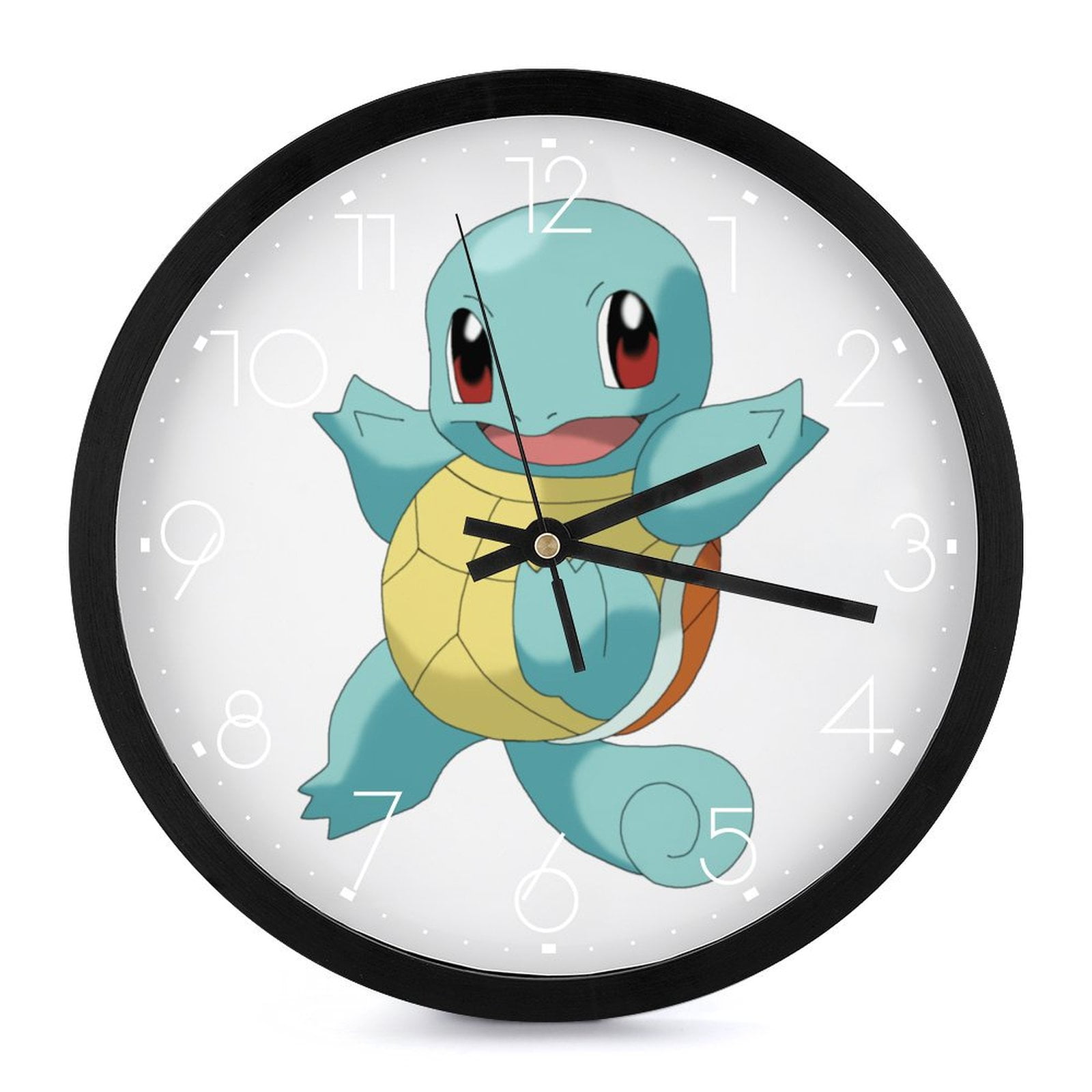Pokemon Wall Clock 10 Inch Silent Clock Cartoon Dial Battery Powered ...