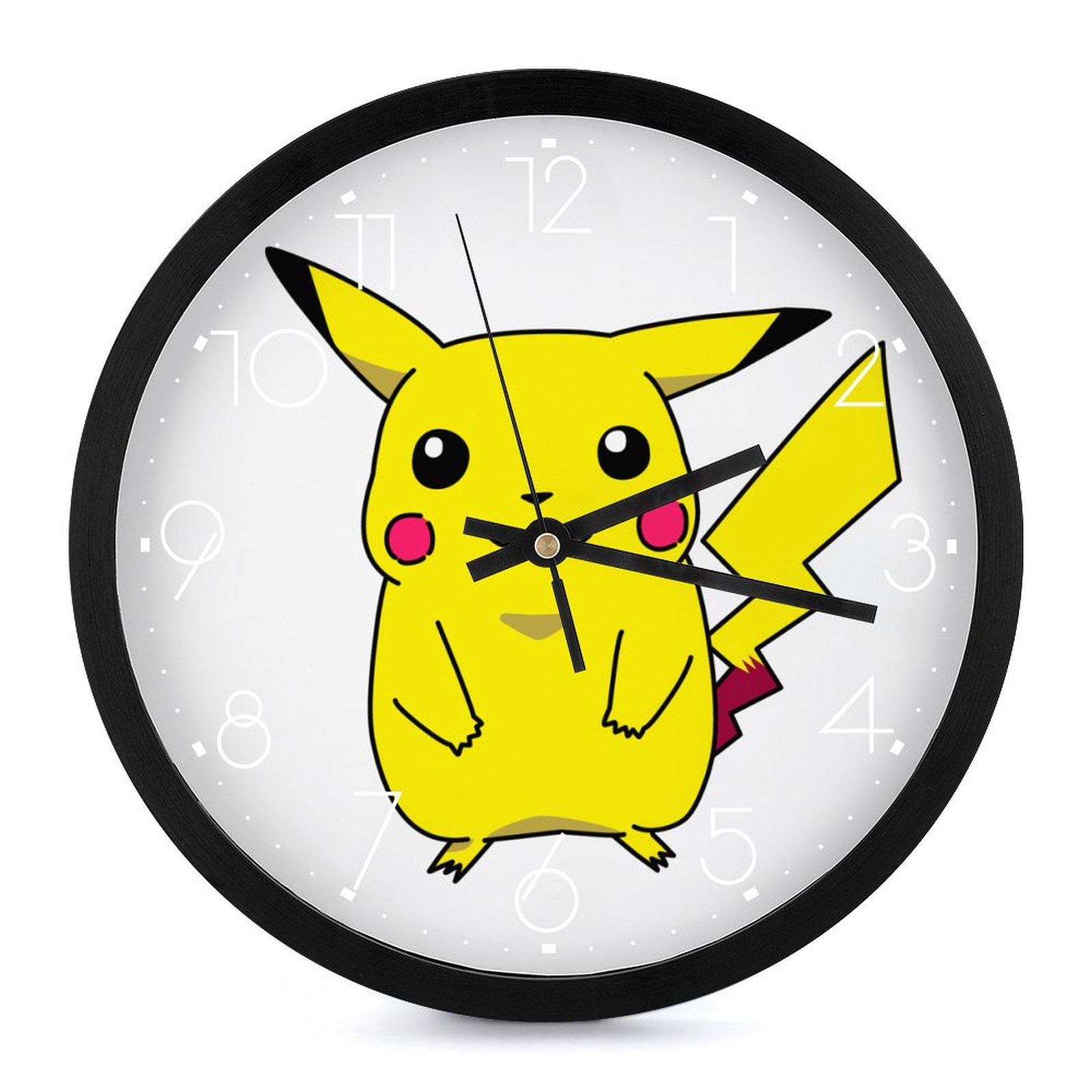 Pokemon Wall Clock 10 Inch Silent Clock Cartoon Dial Battery Powered ...