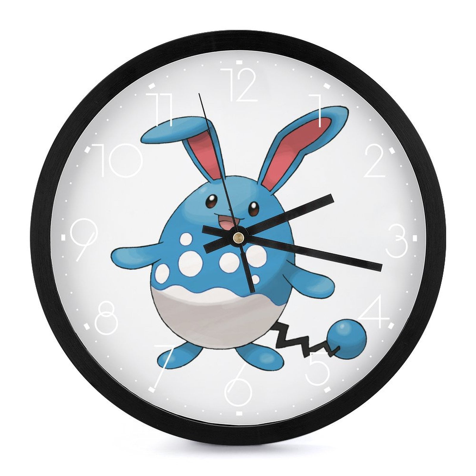 Pokemon Wall Clock 10 Inch Silent Clock Cartoon Dial Battery Powered ...