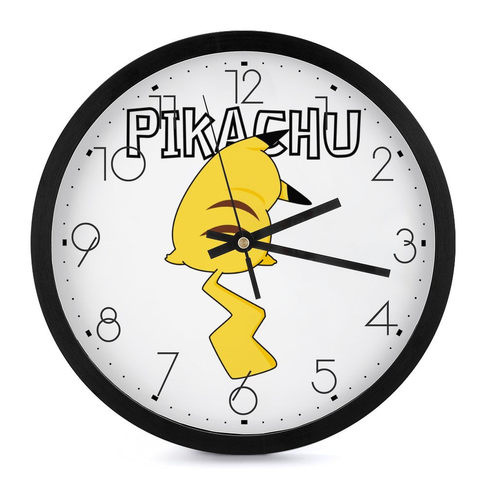Pokemon Wall Clock 10 Inch Silent Clock Cartoon Dial Battery Powered ...