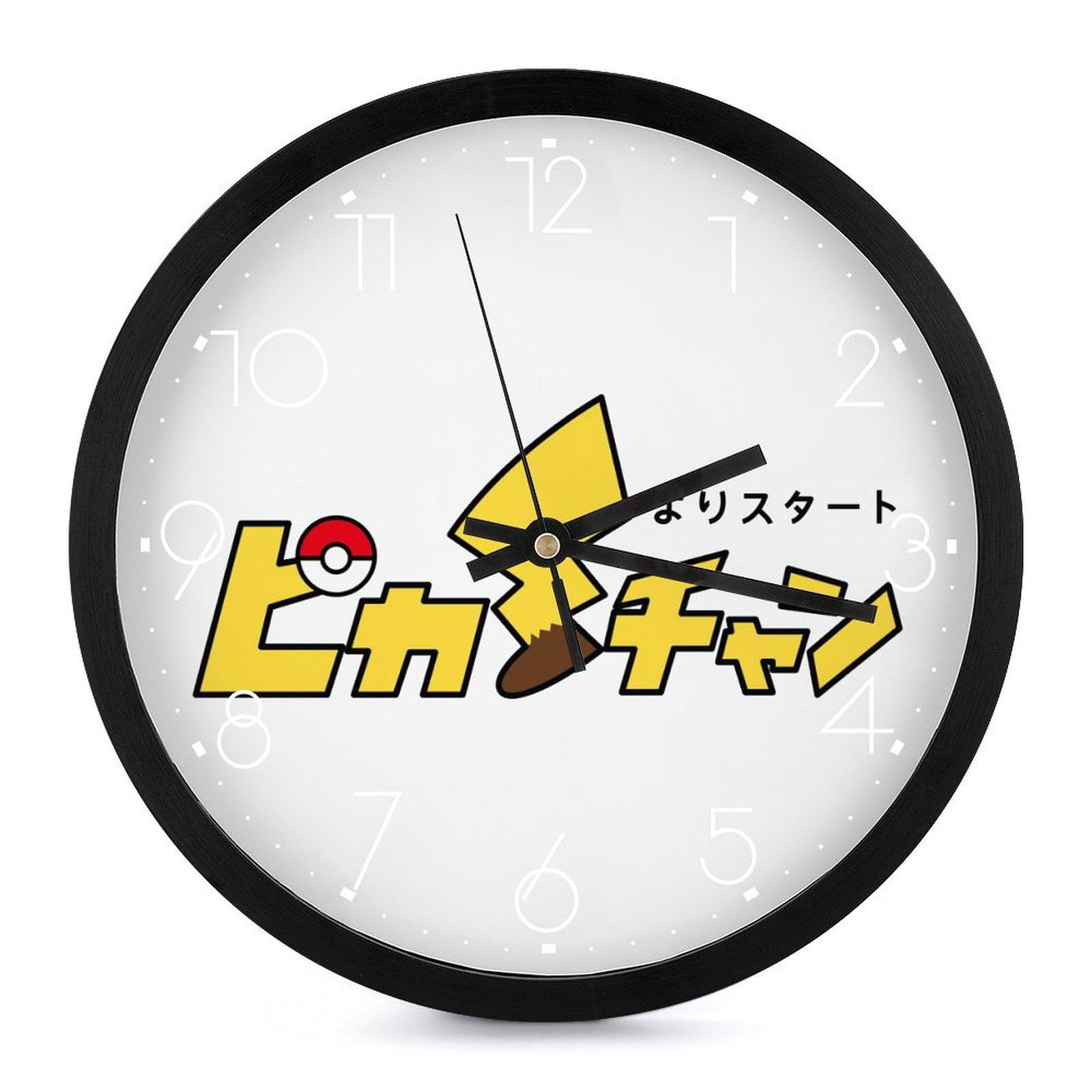 Pokemon Wall Clock Modern 10 Inch Battery Powered Wall Clock Silent ...