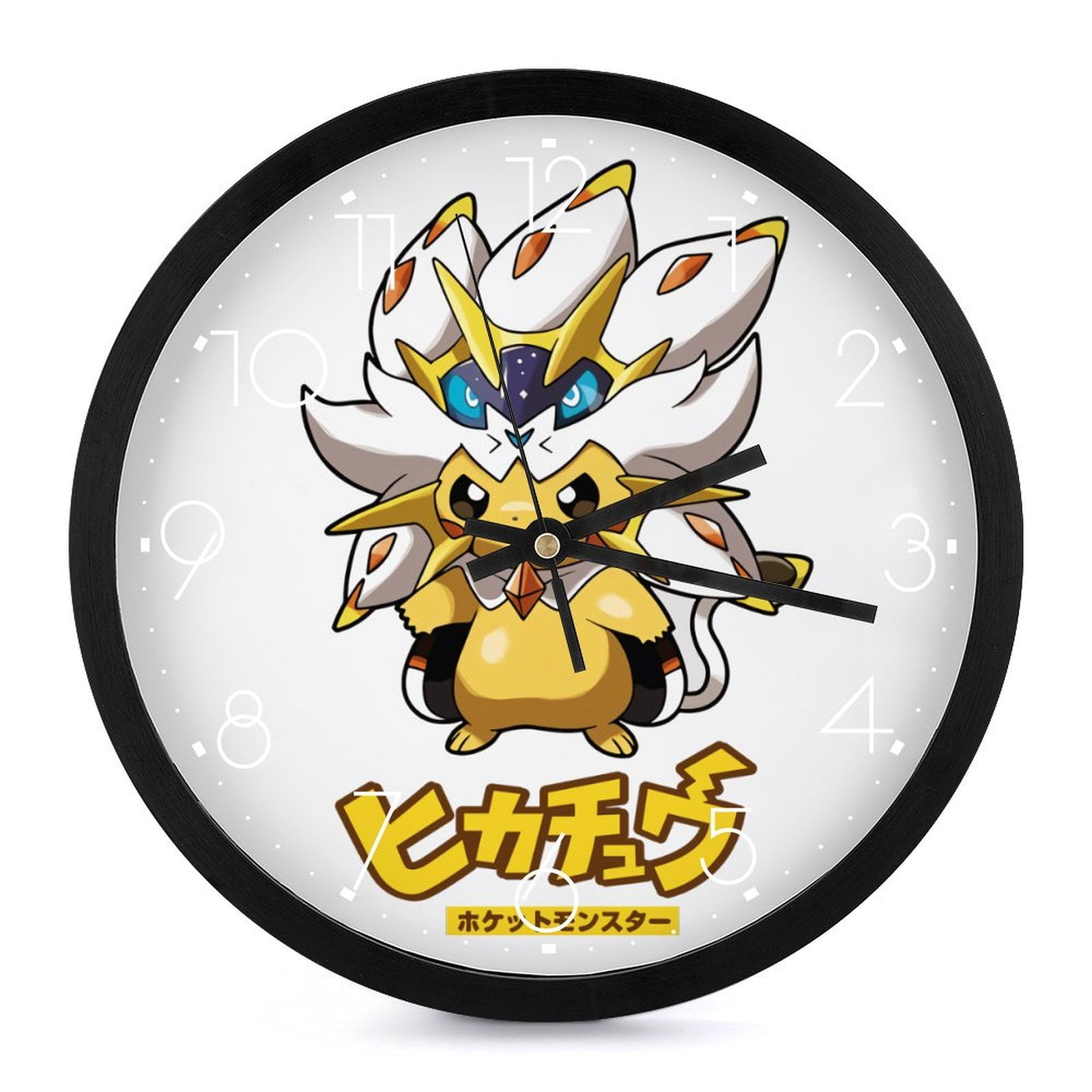 Pokemon Wall Clock Modern 10 Inch Battery Powered Wall Clock Silent ...