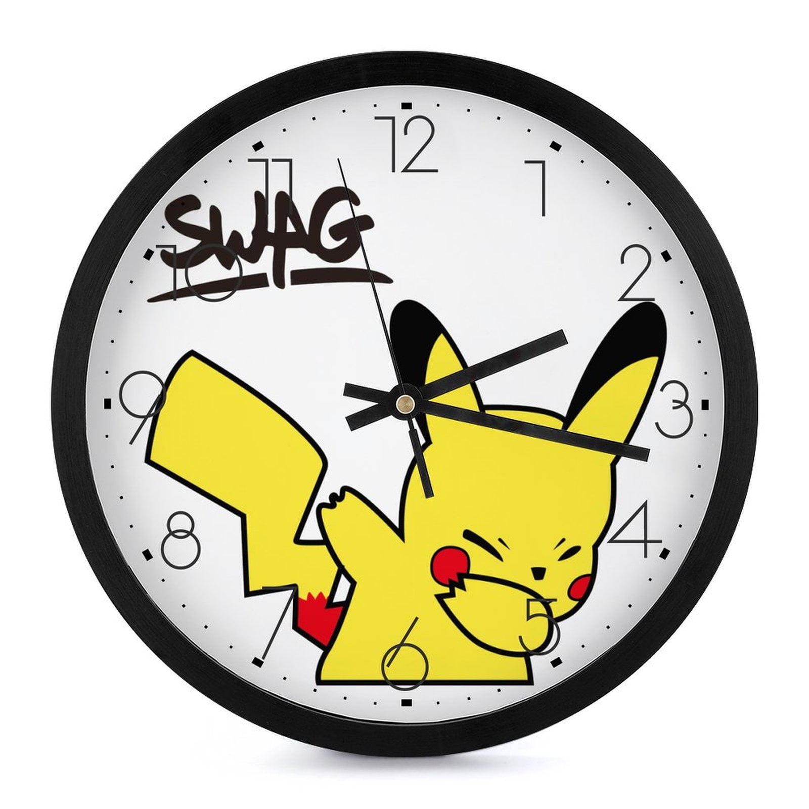 Pokemon Wall Clock Modern 10 Inch Battery Powered Wall Clock Silent ...