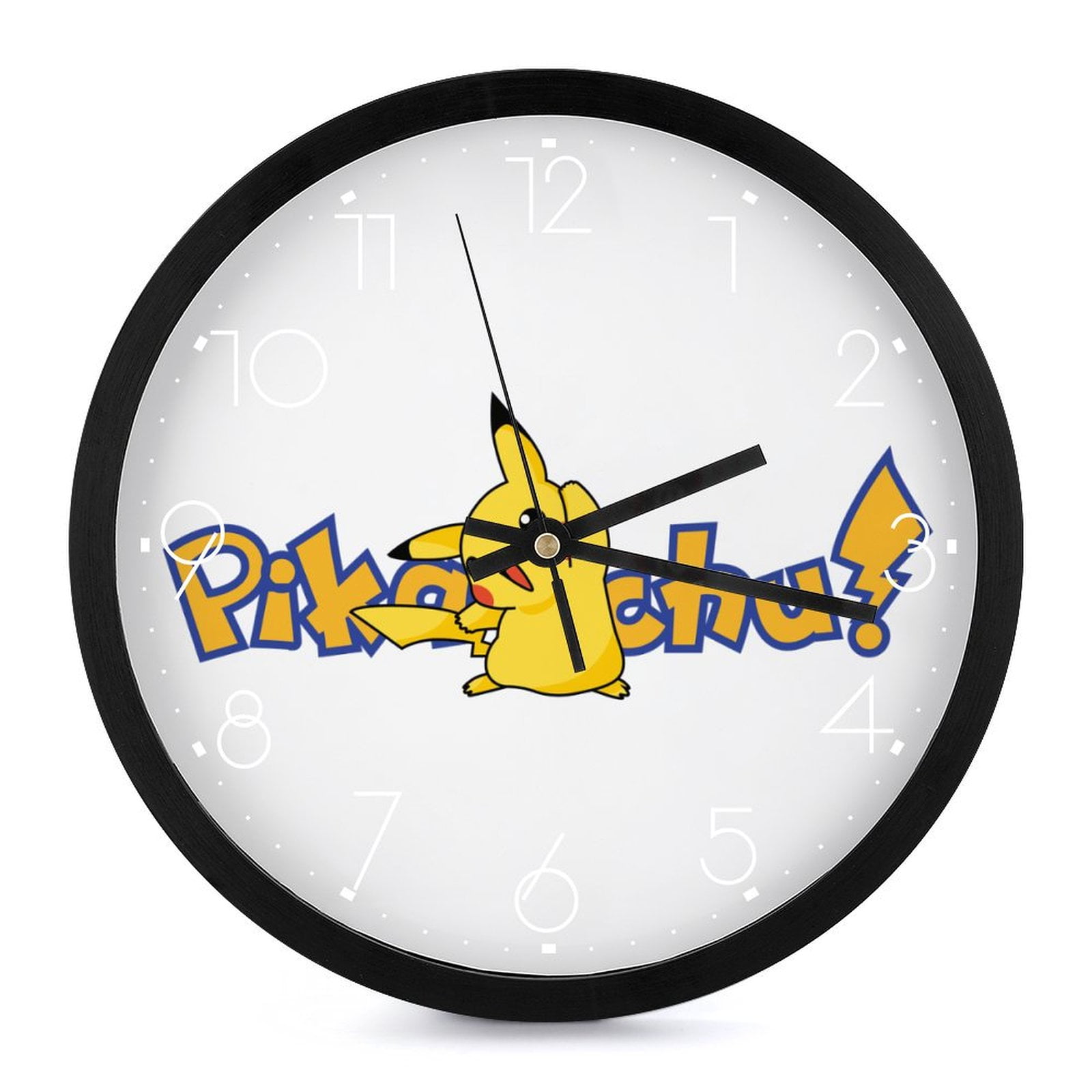 Pokemon Wall Clock Modern 10 Inch Battery Powered Wall Clock Silent ...