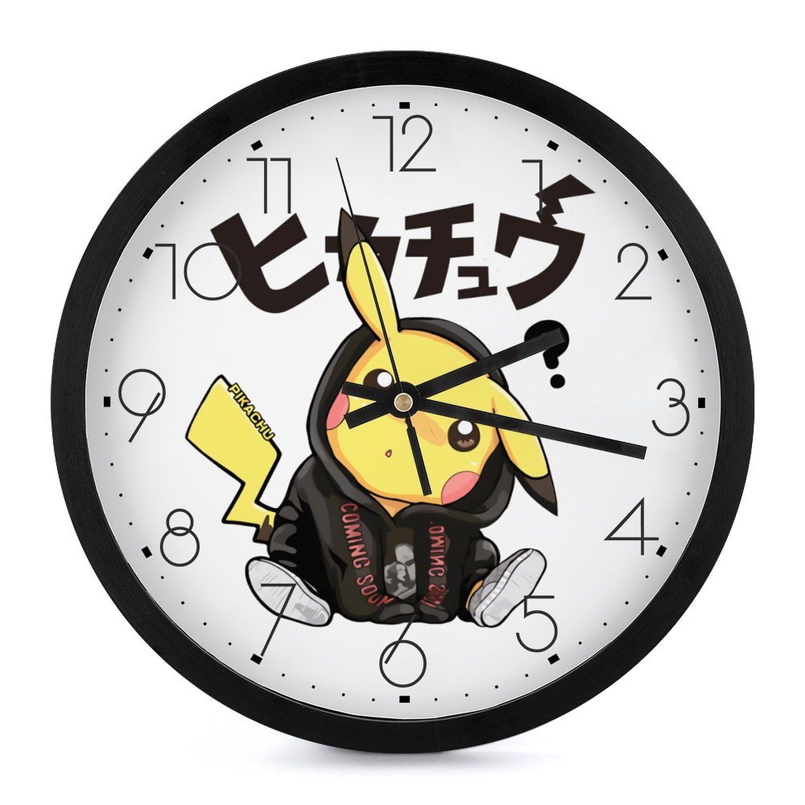 Pokemon Wall Clock Modern 10 Inch Battery Powered Wall Clock Silent ...