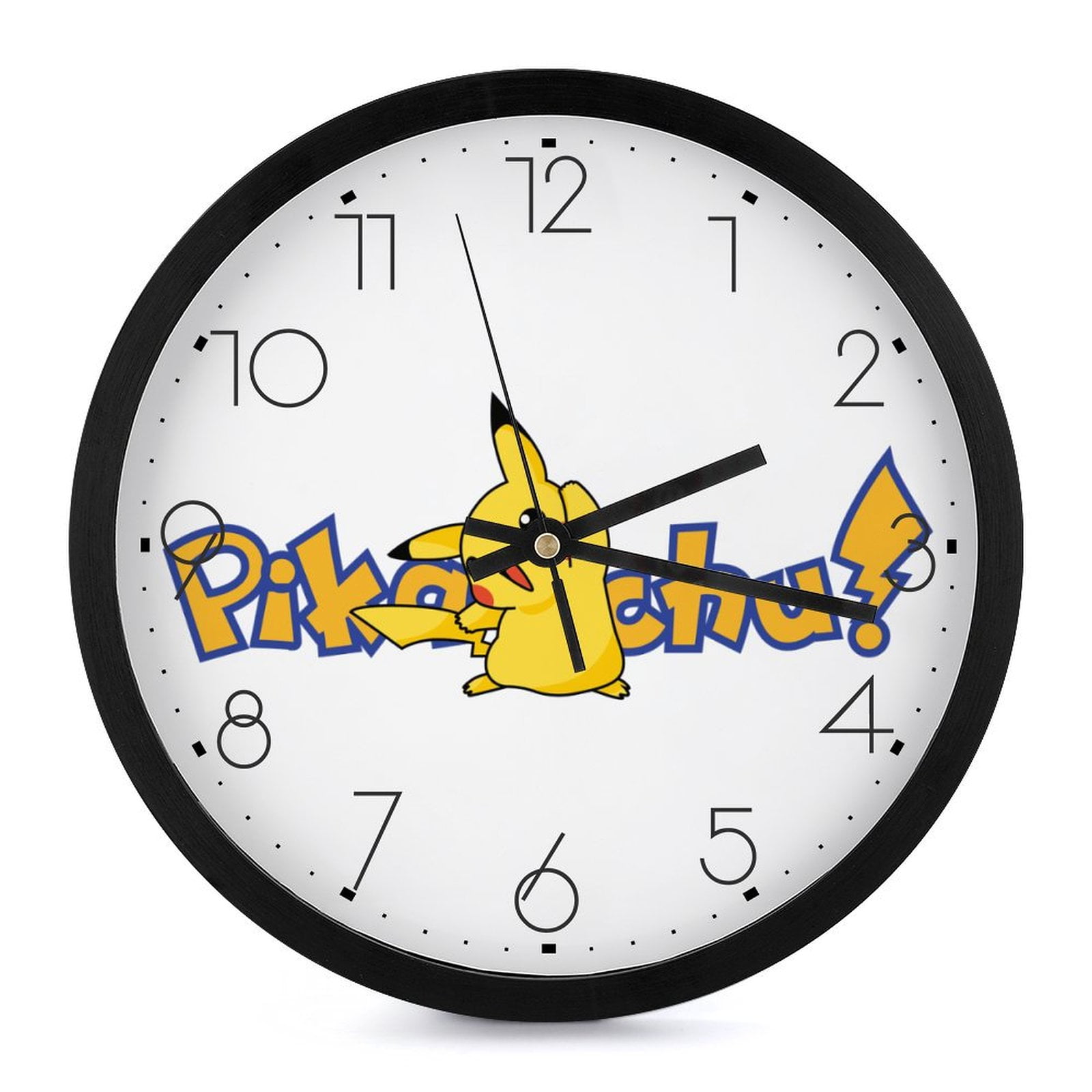 Pokemon Wall Clock Modern 10 Inch Battery Powered Wall Clock Silent ...