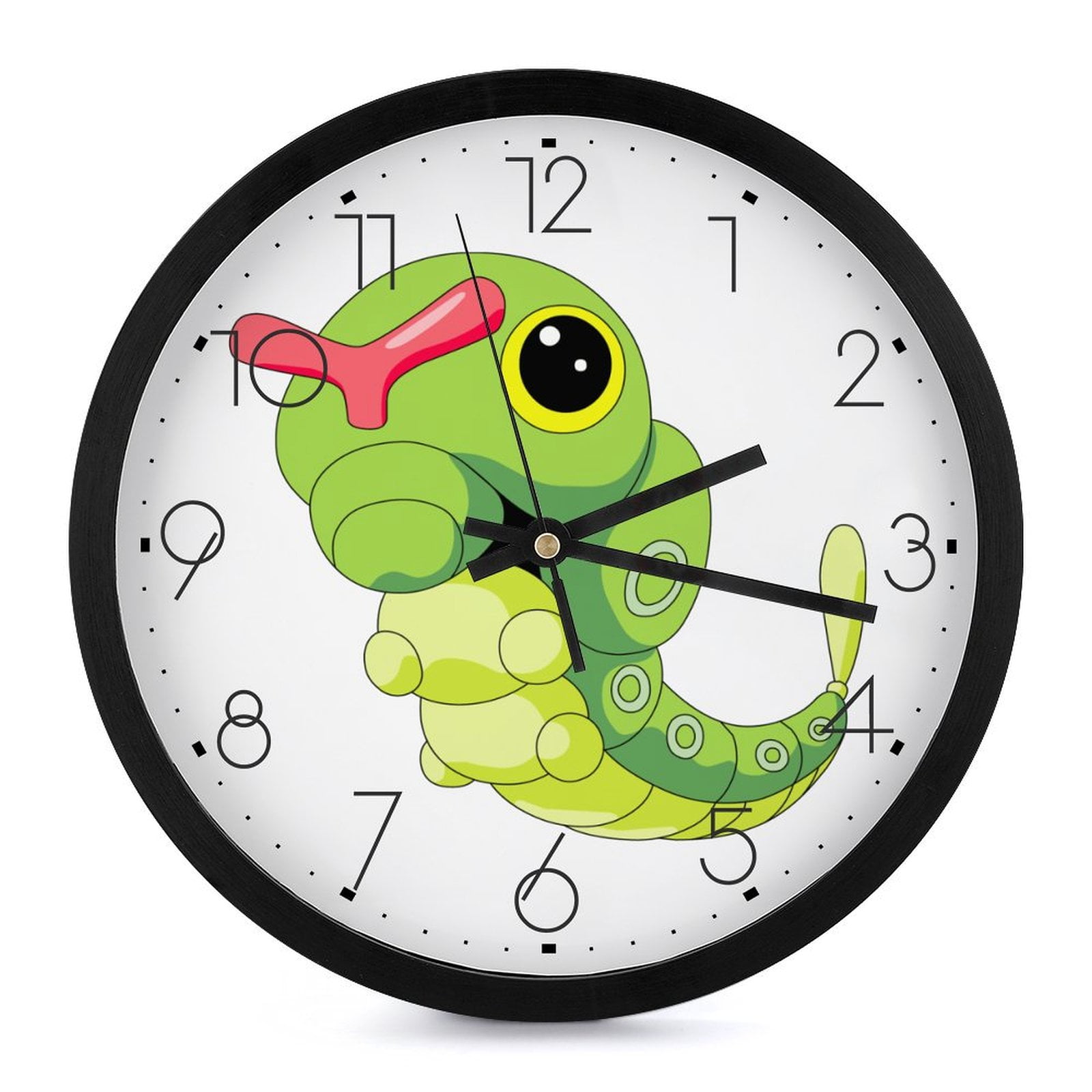 Pokemon Wall Clock Modern 10 Inch Battery Powered Wall Clock Silent ...