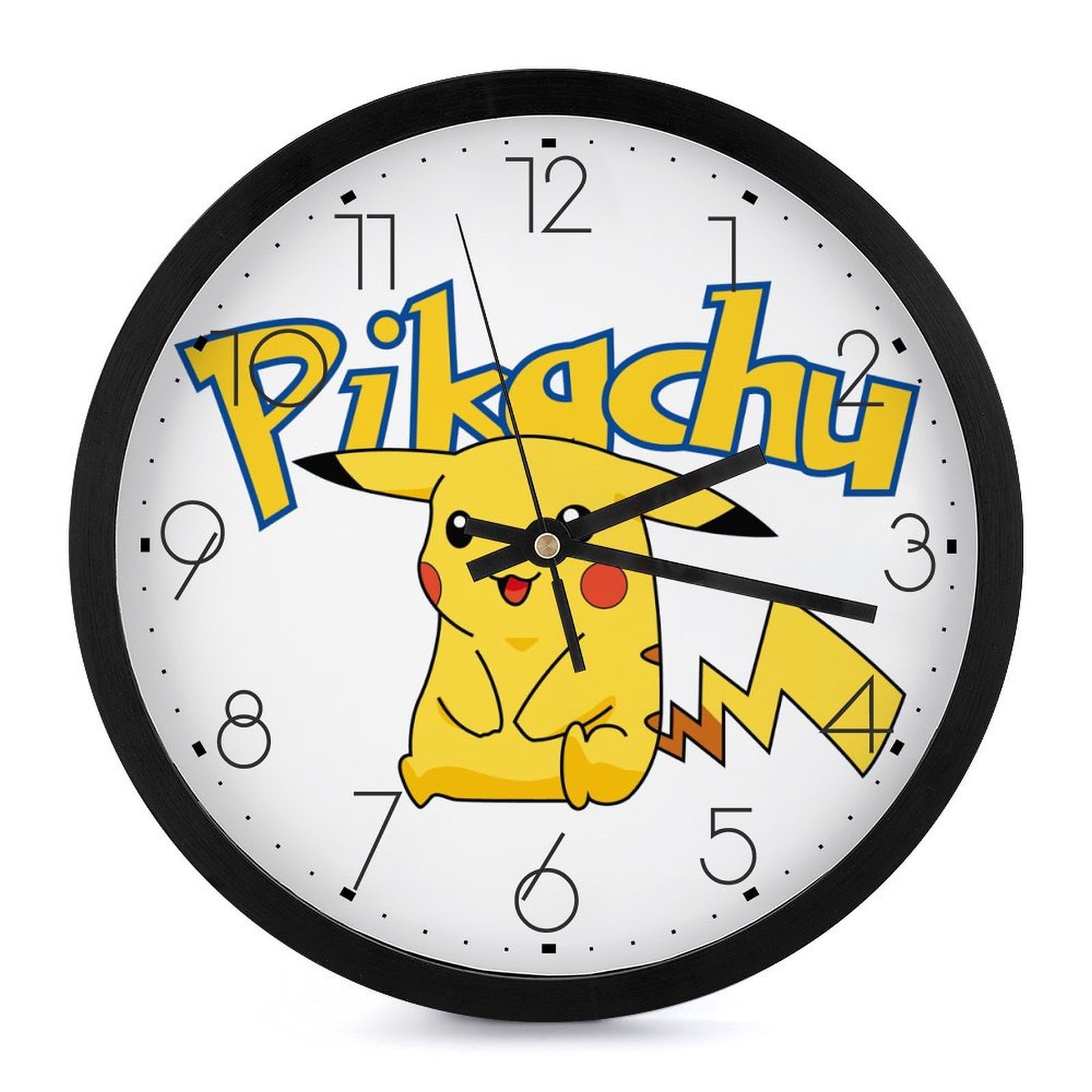 Pokemon Wall Clock Modern 10 Inch Battery Powered Wall Clock Silent ...