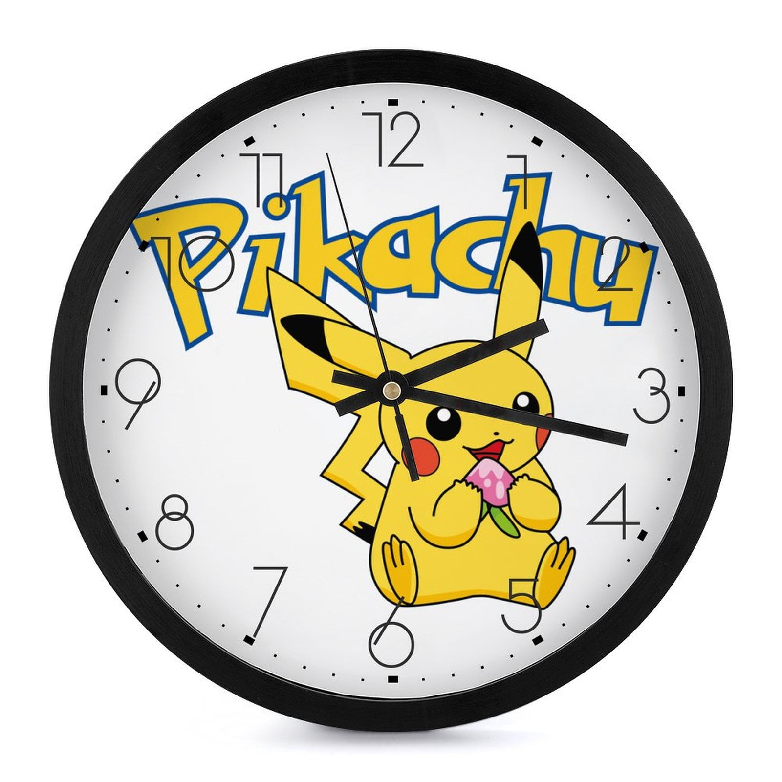 Pokemon Wall Clock Modern 10 Inch Battery Powered Wall Clock Silent ...