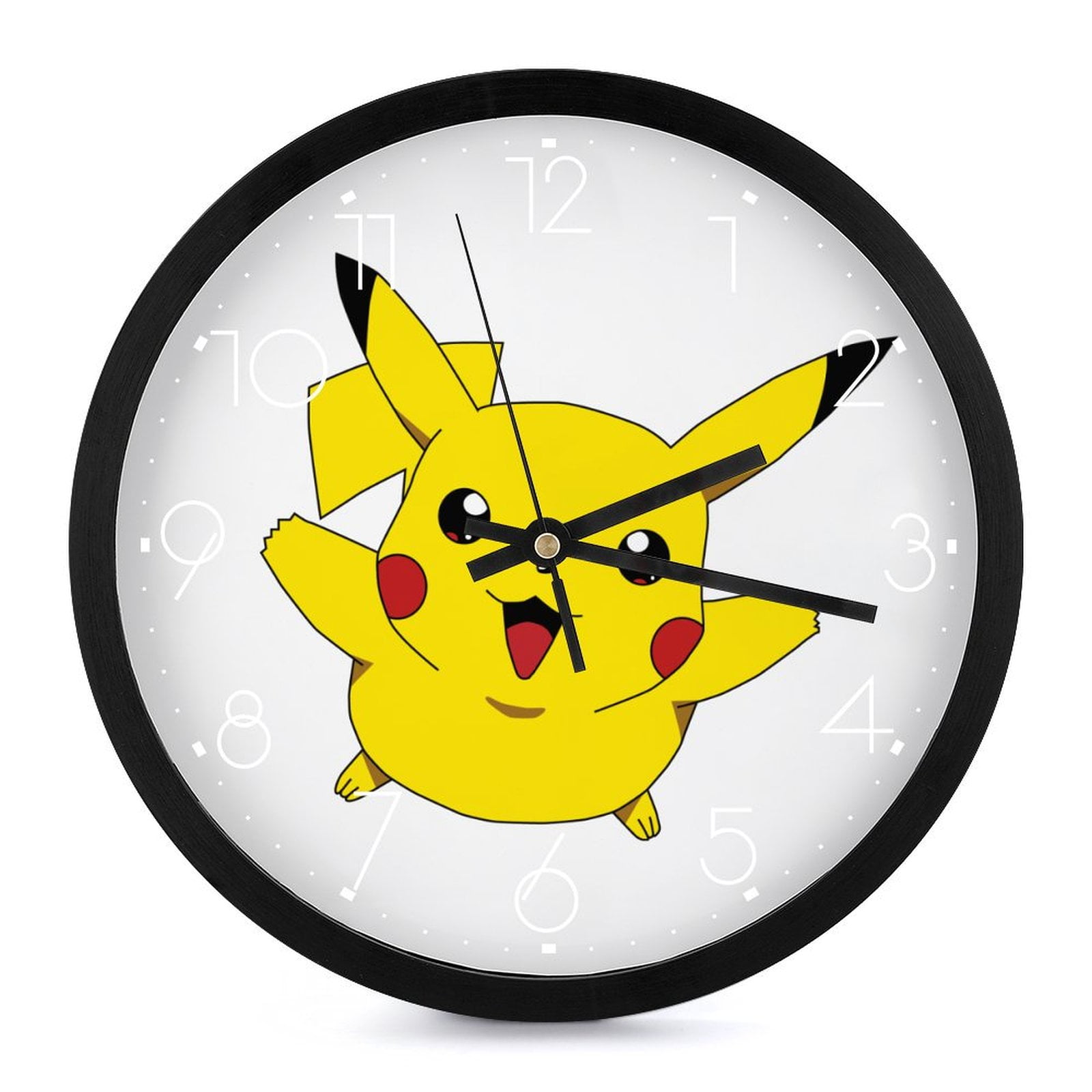 Pokemon Wall Clock Modern 10 Inch Battery Powered Wall Clock Silent ...