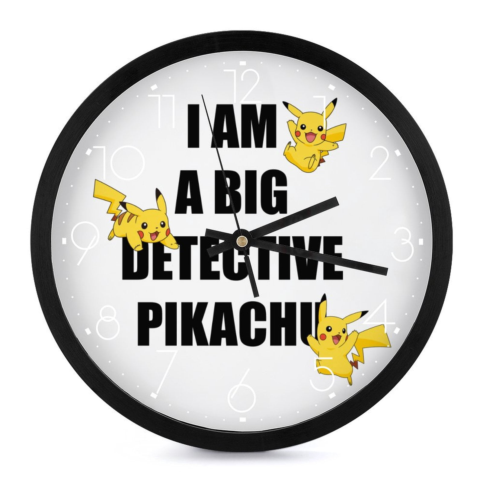 Pokemon Wall Clock Modern 10 Inch Battery Powered Wall Clock Silent ...