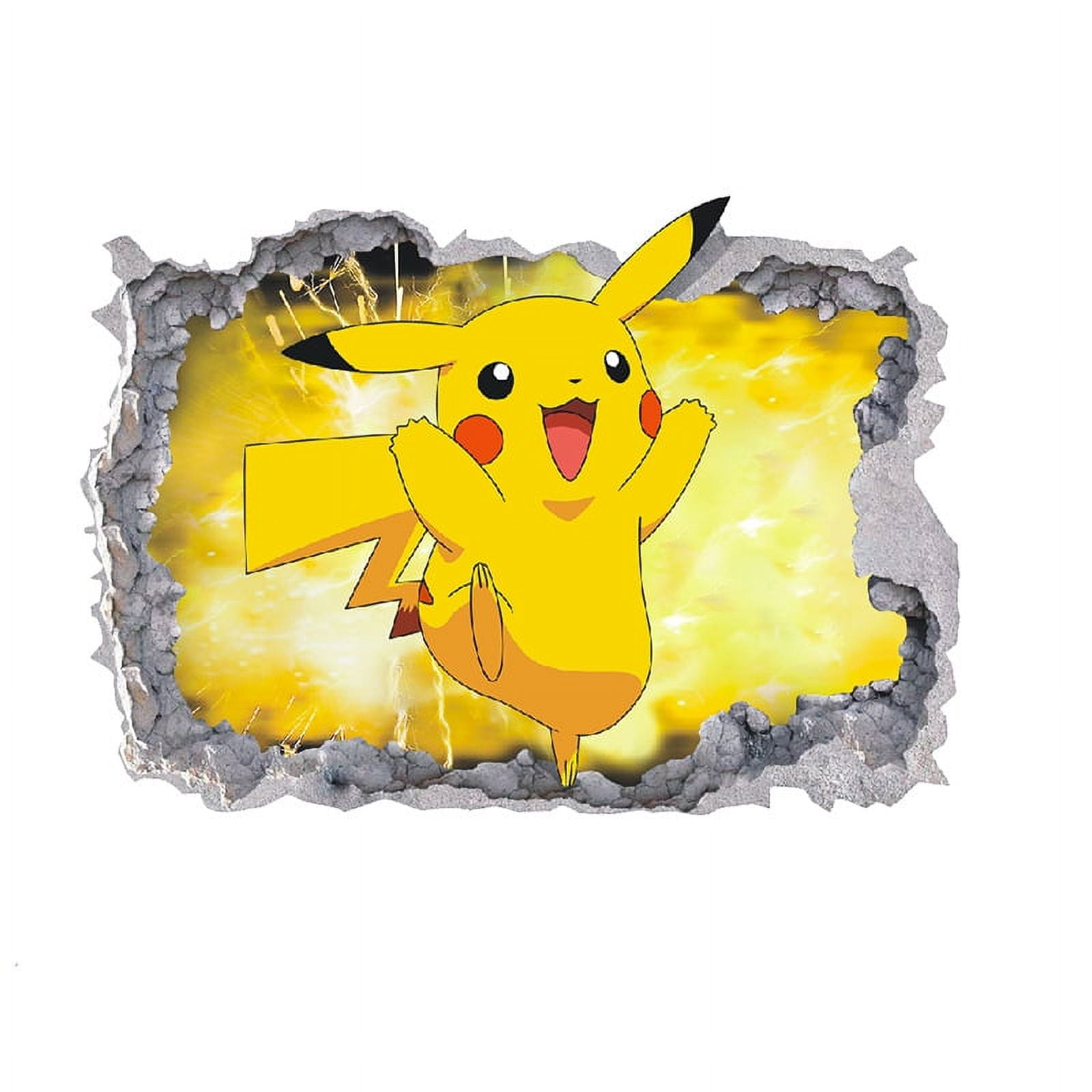 Pokemon Wall Sticker For Bedroom Living Room Nursery Party Decorations ...
