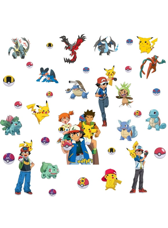 Pokemon Wall Decals in Wall Decals by Theme - Walmart.com