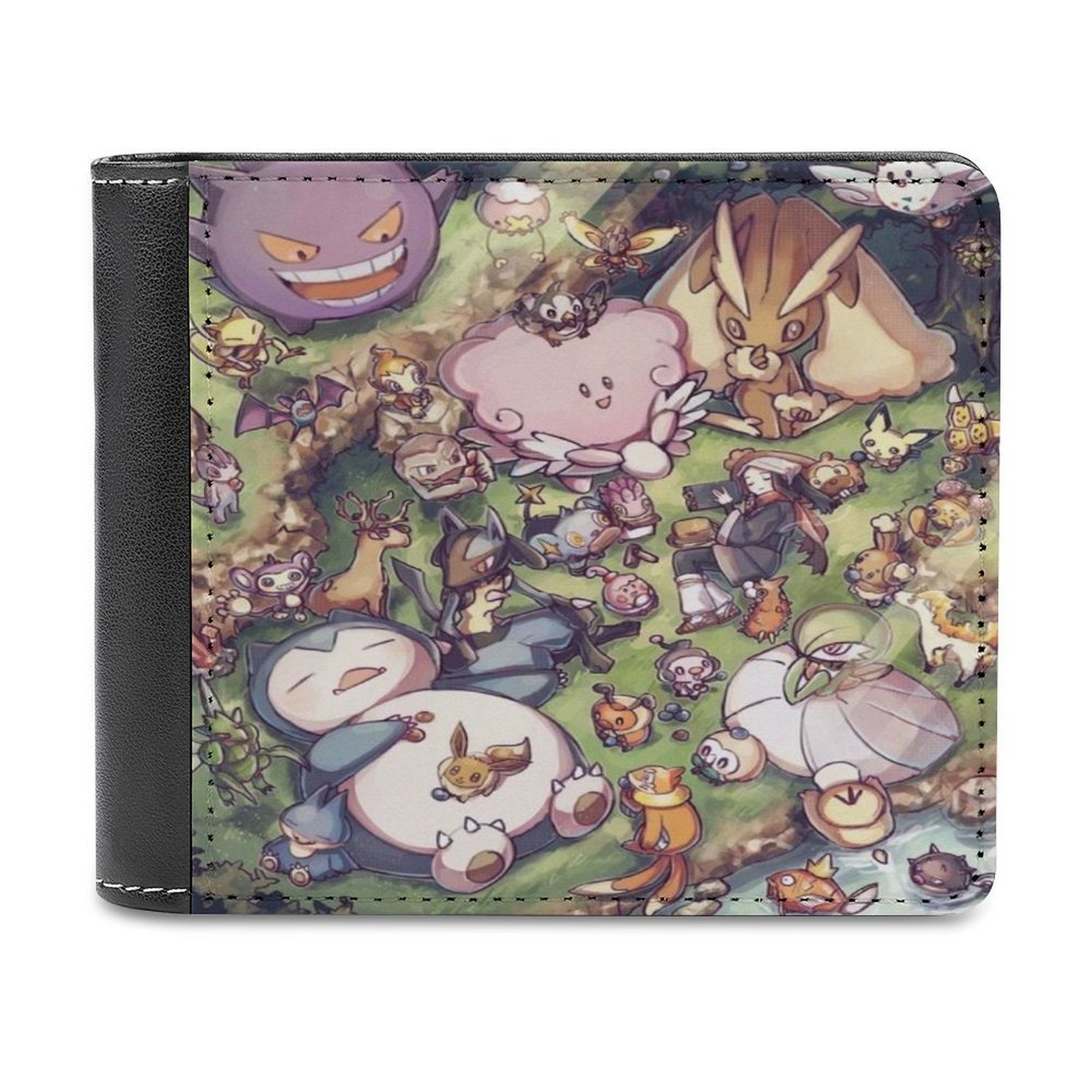 Pokemon Wallet Purse Card Holder Anime for Men Women Pokemon Merch ...