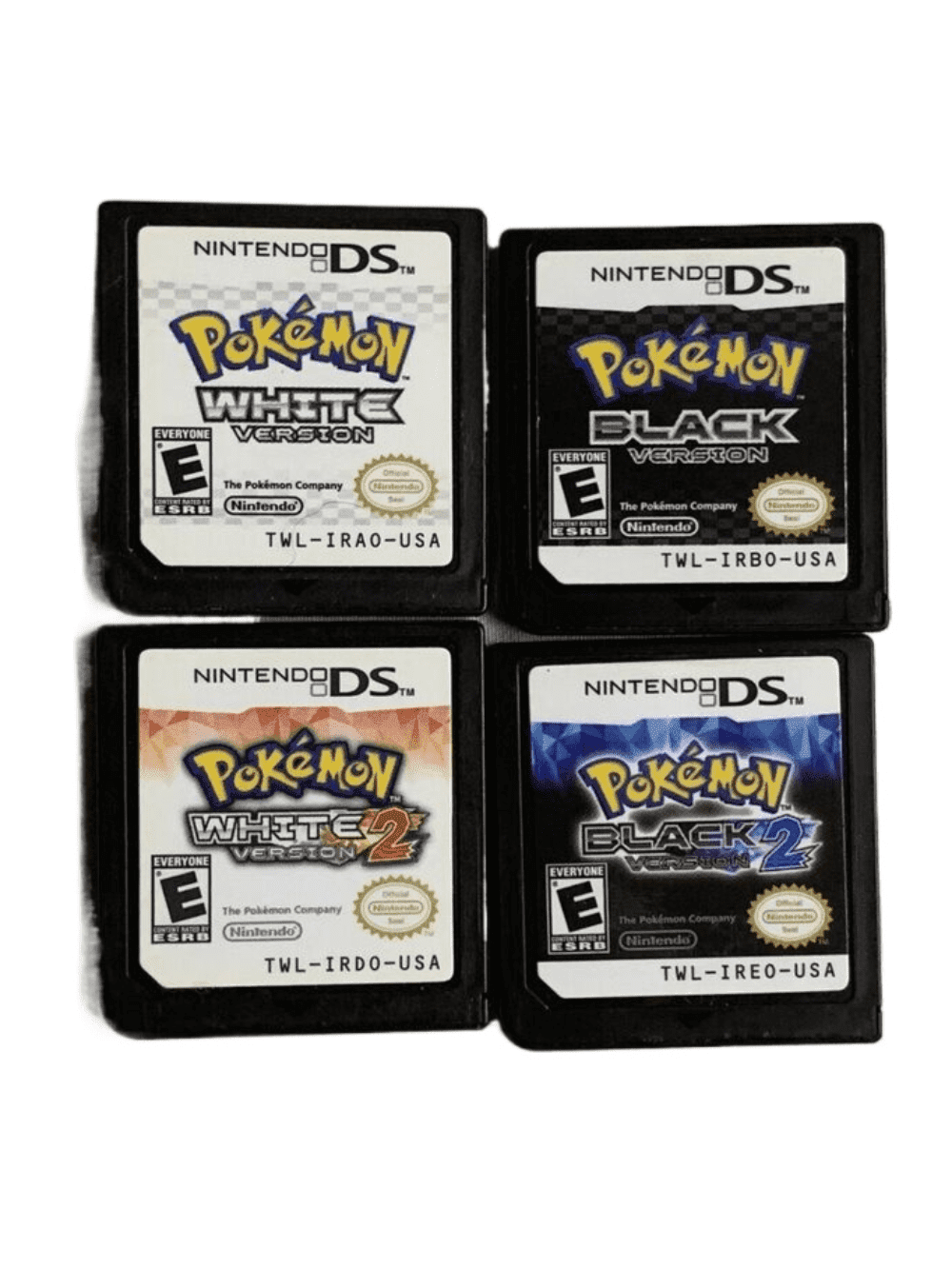 Pokemon White 1 & 2 and Pokémon Black 1 & 2 Video Games Brand New ...