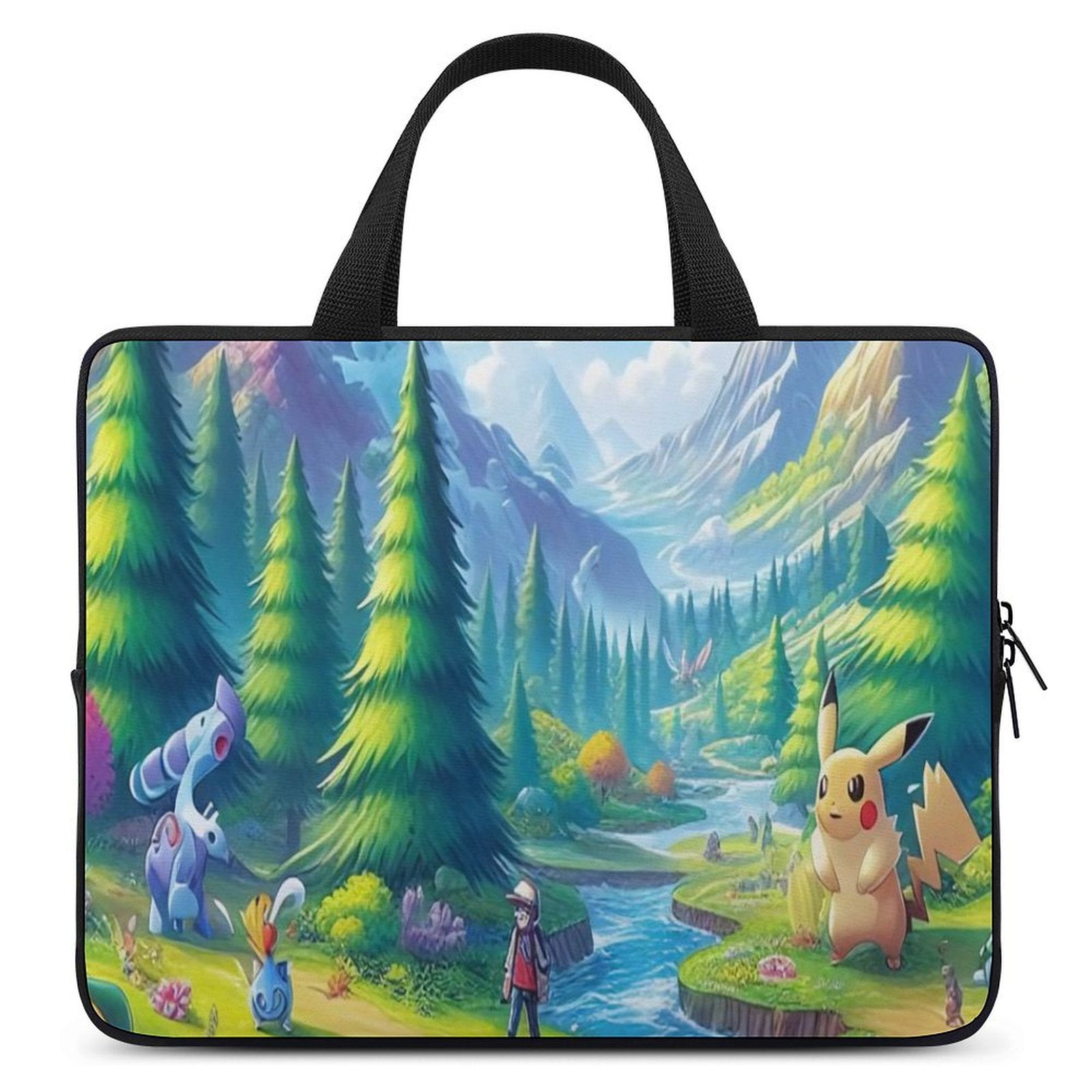 Pokemon World 12 Inch Laptop Bag,Expandable Computer Bag Laptop ...