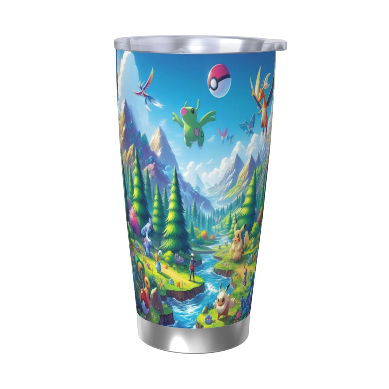 Pokemon World Water Bottle,Coffee Cups,Insulated Stainless Steel Coffee ...