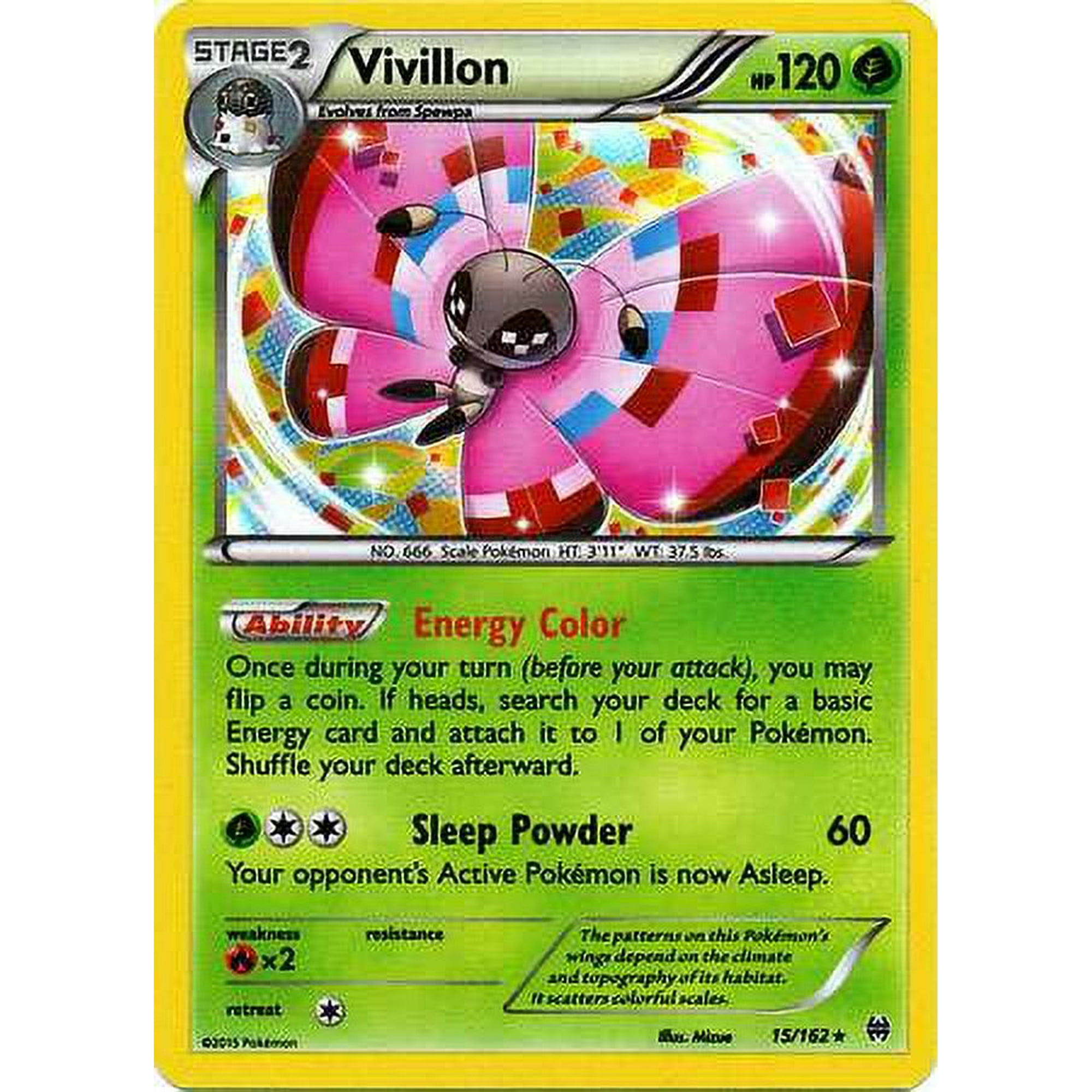 Vivillon Pokemon Card