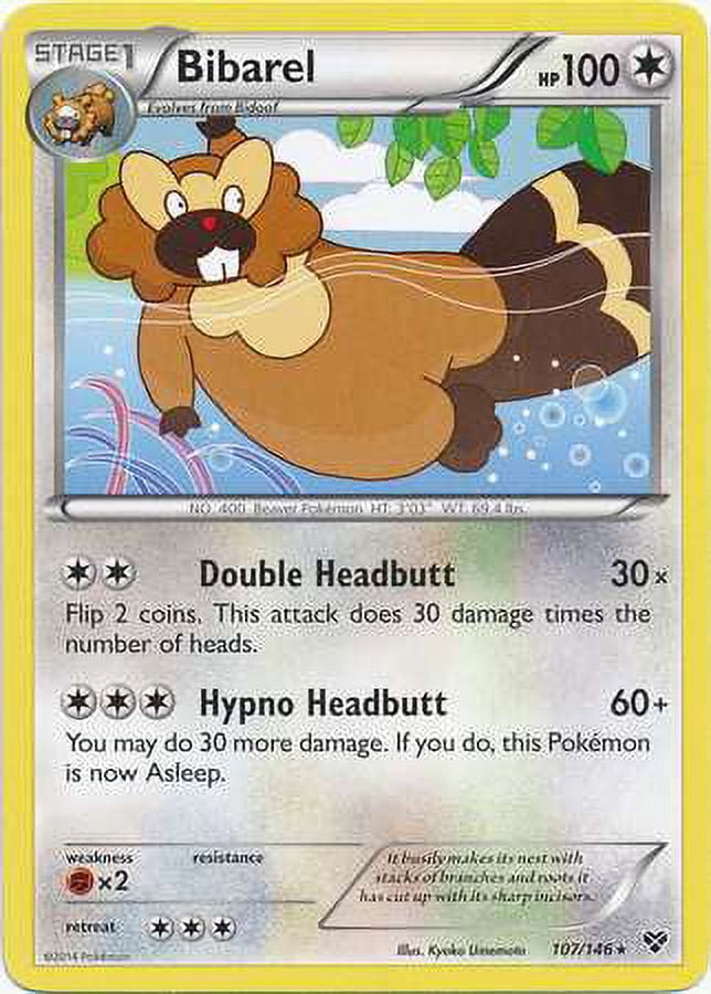 Pokemon X & Y Bibarel #107 - Walmart.com