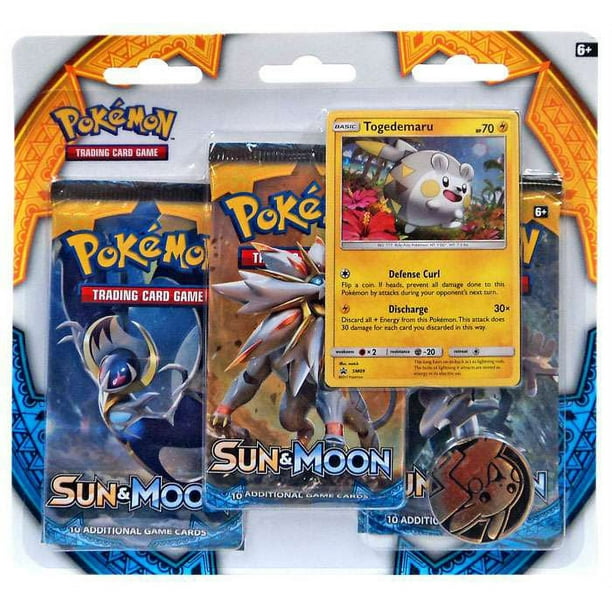 Pokemon X & Y Sun & Moon 3-Pack Special Edition [Togedemaru] - Walmart.com