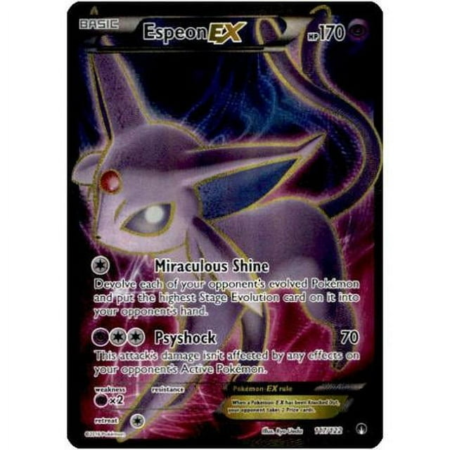 Pokemon XY BREAKpoint Ultra Rare Espeon EX #117 - Walmart.com