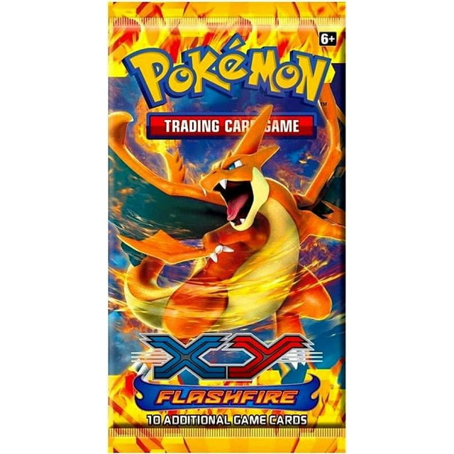 Pokemon XY2 Flashfire Booster Pack with Mega Charizard and EX Cards ...