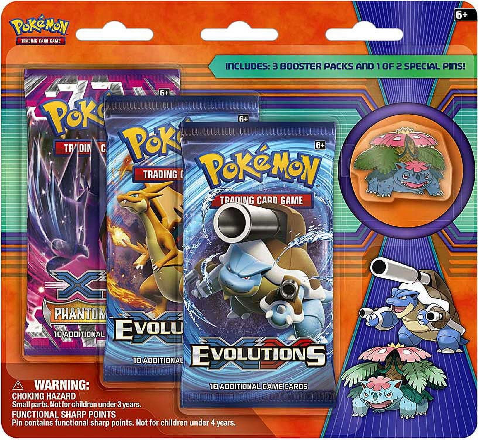 Pokemon XY Mega Blastoise Pin Pack - Walmart.com