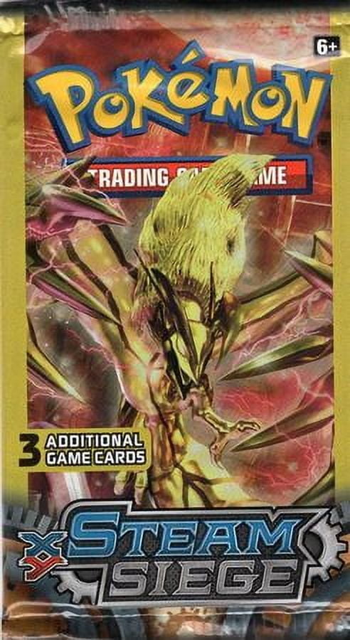 Pokemon XY Steam Siege 3-Card Booster Pack - Walmart.com