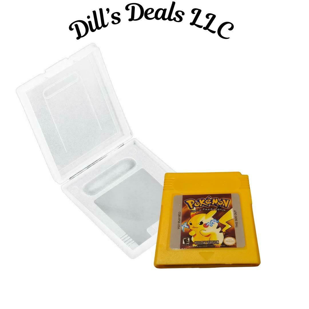 Pokemon- Yellow Version GBC for Nintendo Gameboy Color & Clear ...