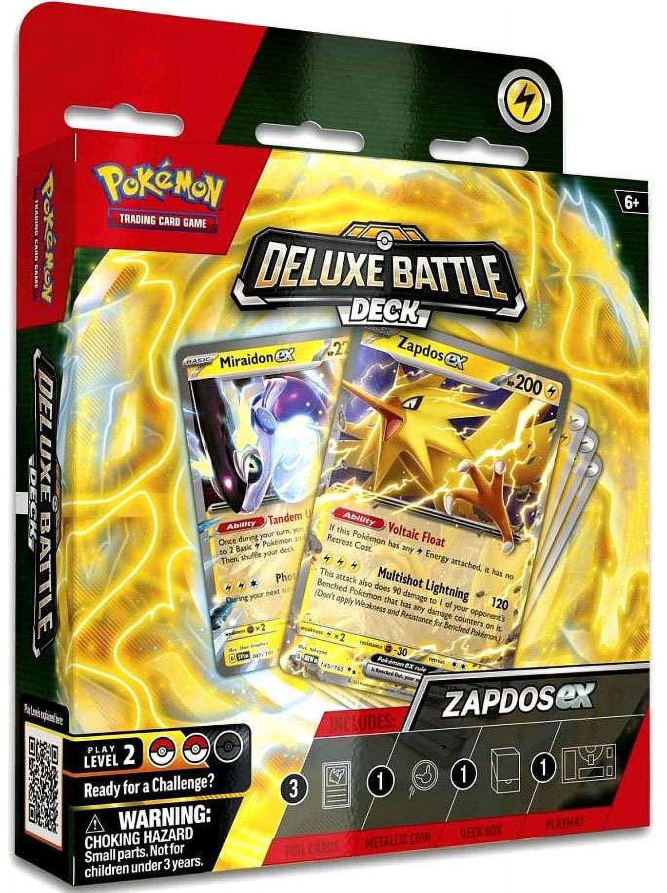 Pokemon Zapdos ex Deluxe Battle Deck (60 Cards & More) - Walmart.com