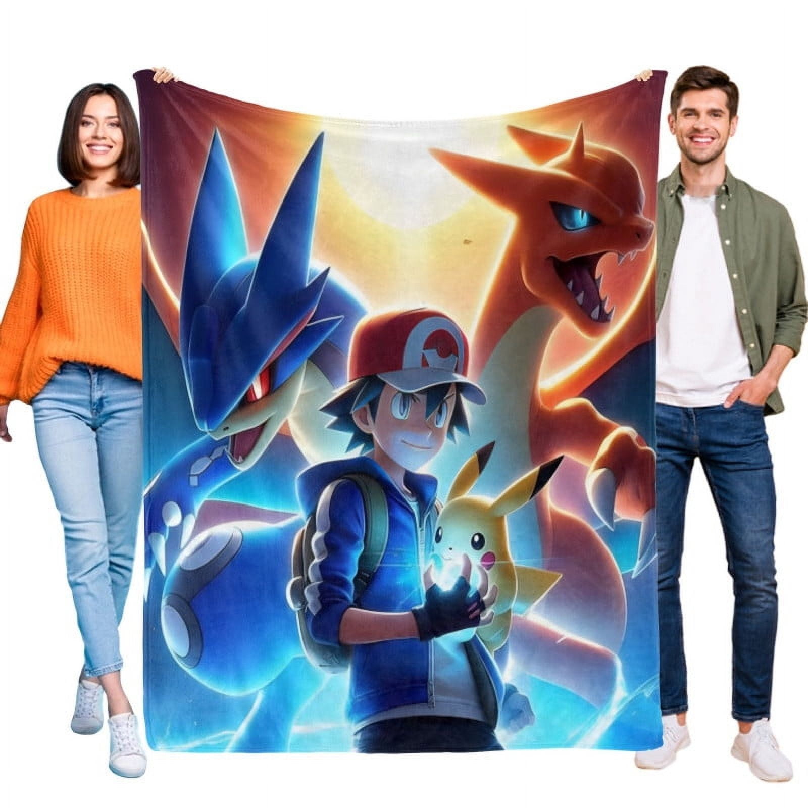 Pokemon blanket this soft durable flannel blanket Ideal for home or ...