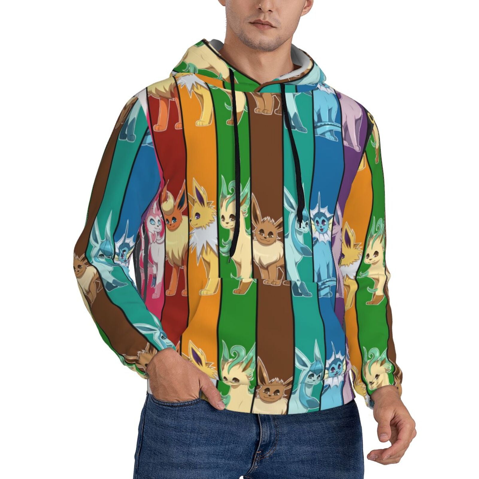 Pokemon eevee,vaporeon,leafeon,umbreon,espeon,glaceon,flareon,jolteon001 Sweatshirts Hoodie 3D ...